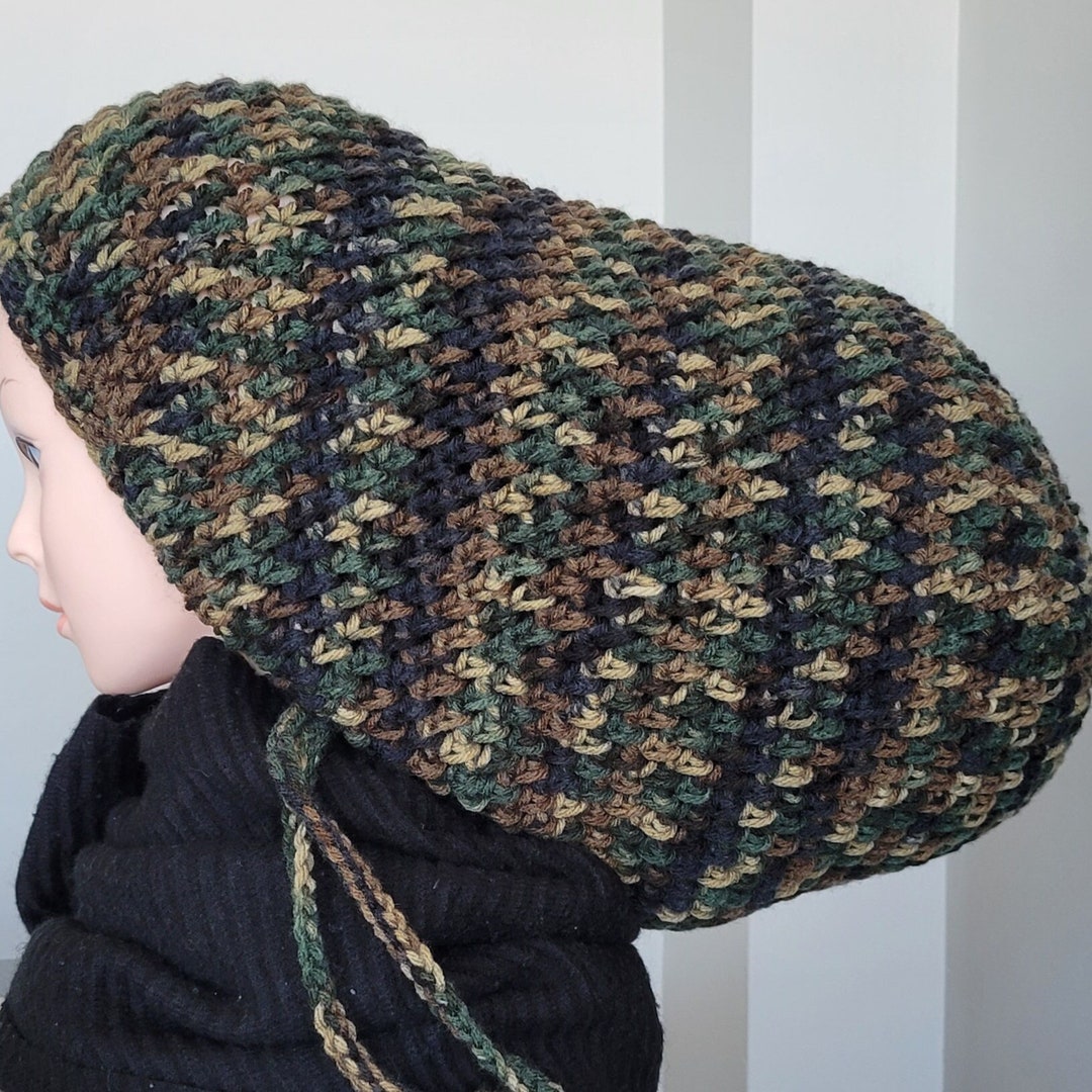 Winter Rasta Tam Dreadlocks Tam Slouchy Hat, Dreadlock Hat, Lock Socks ...