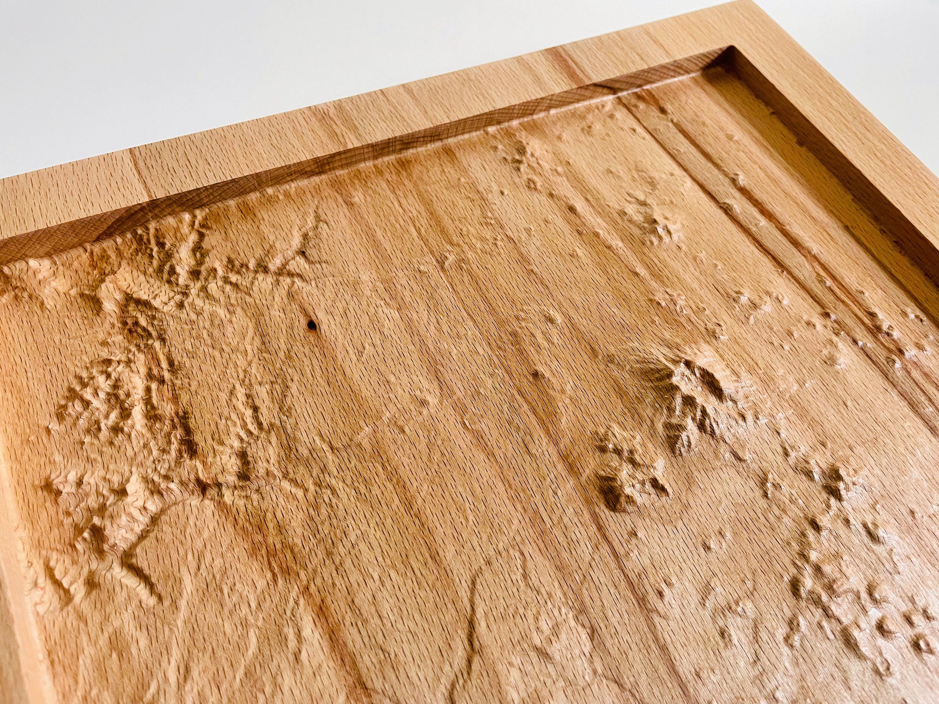 Custom 13" Wooden Raised-relief Map - Etsy