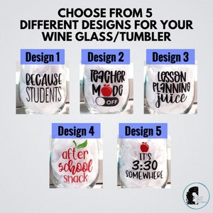 Teacher Gift Wine Glass / Teacher Appreciation Gift / Funny Gifts for ...
