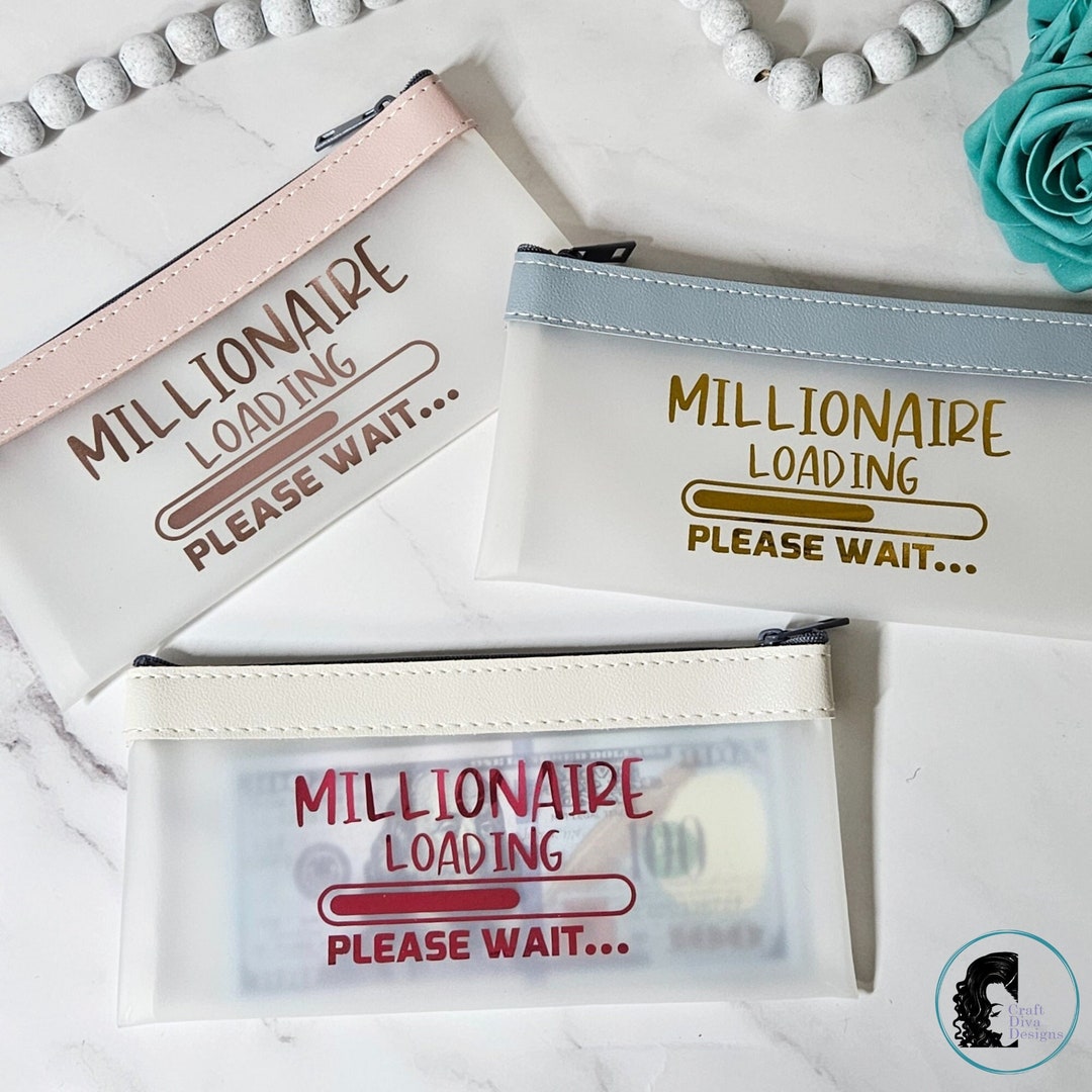 Bank Bag / Cash Withdrawal Envelope / Zipper Deposit Pouch / Money Bag ...