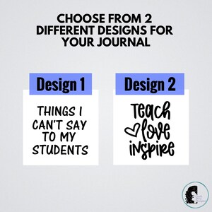 Teacher Gift Set / Funny Teacher Journal / Teacher Appreciation / Mini ...