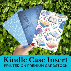 Kindle Case Insert / Clear Case Insert for E-reader / Book Lover Gift ...