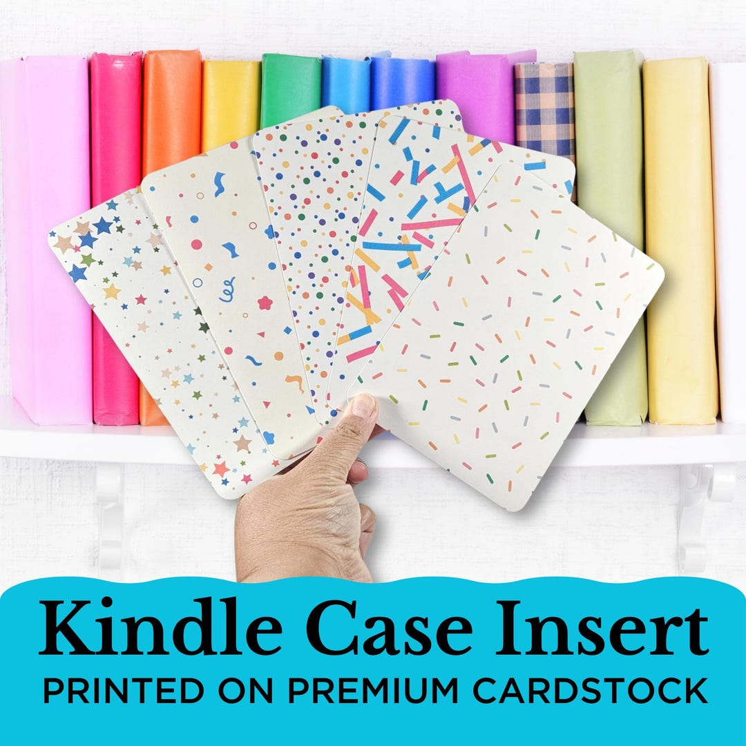 Kindle Case Insert / Clear Case Insert for E-reader / Bookish Gift ...