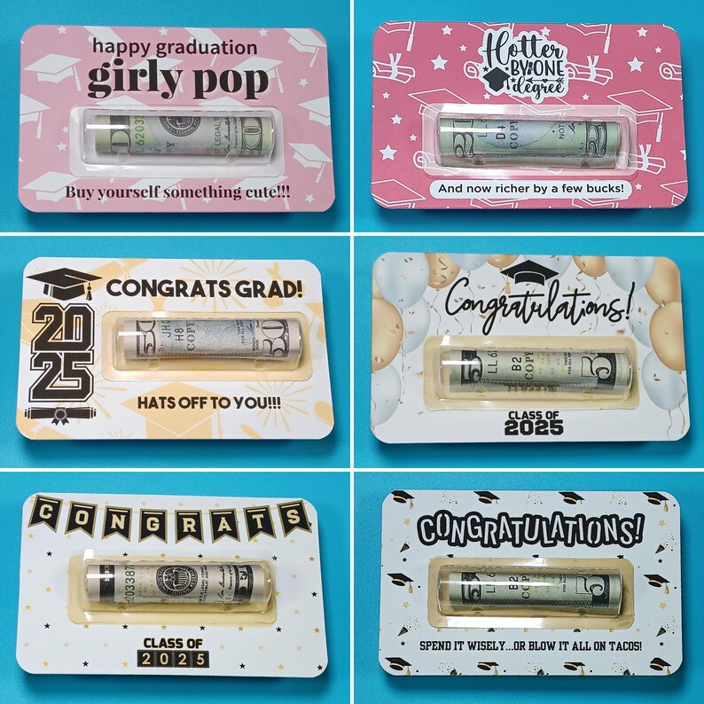 Graduation Funny Cash Gift / Money Card Holder for Grad / College ...