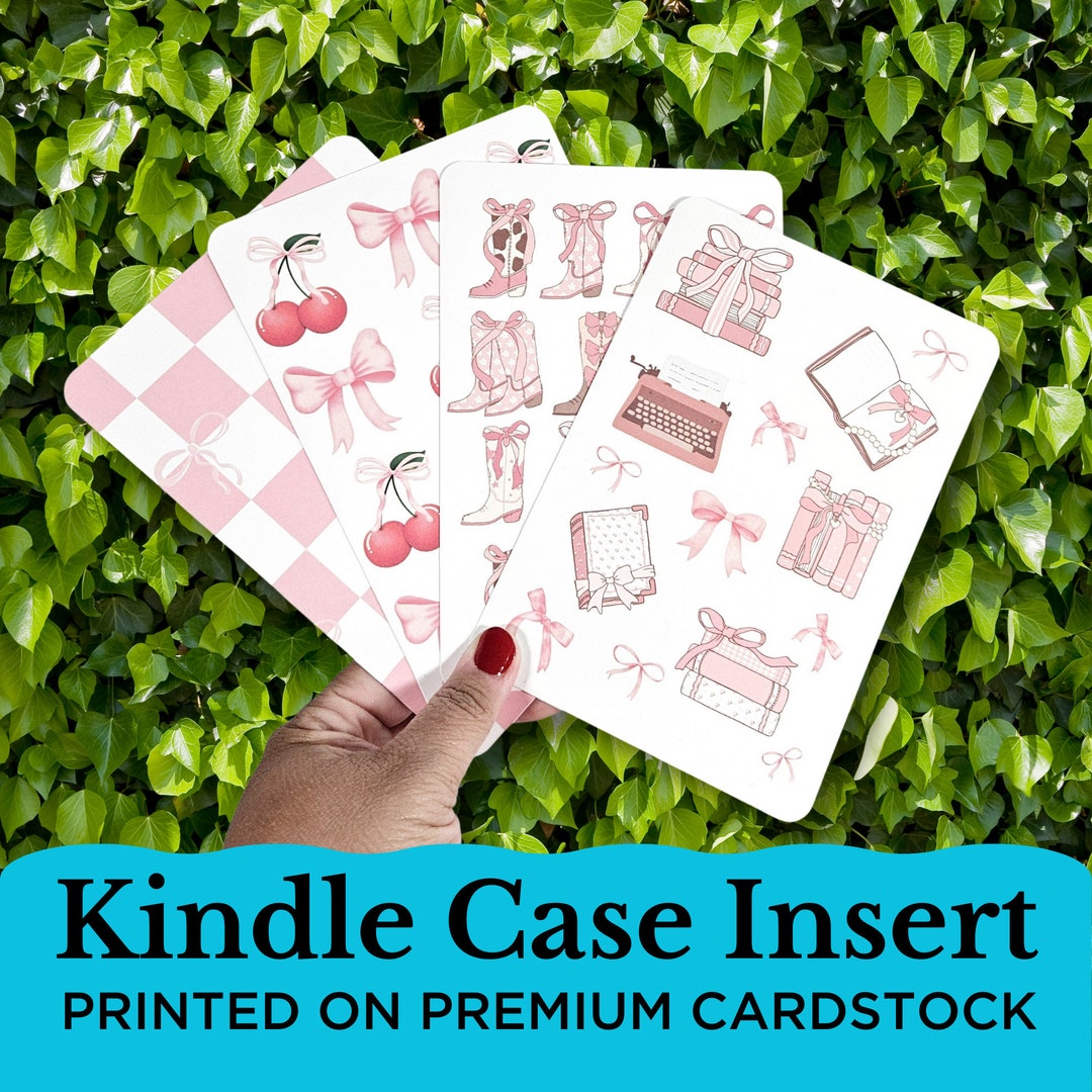 Kindle Case Insert / Clear Case Insert for E-reader / Bookish Gift ...