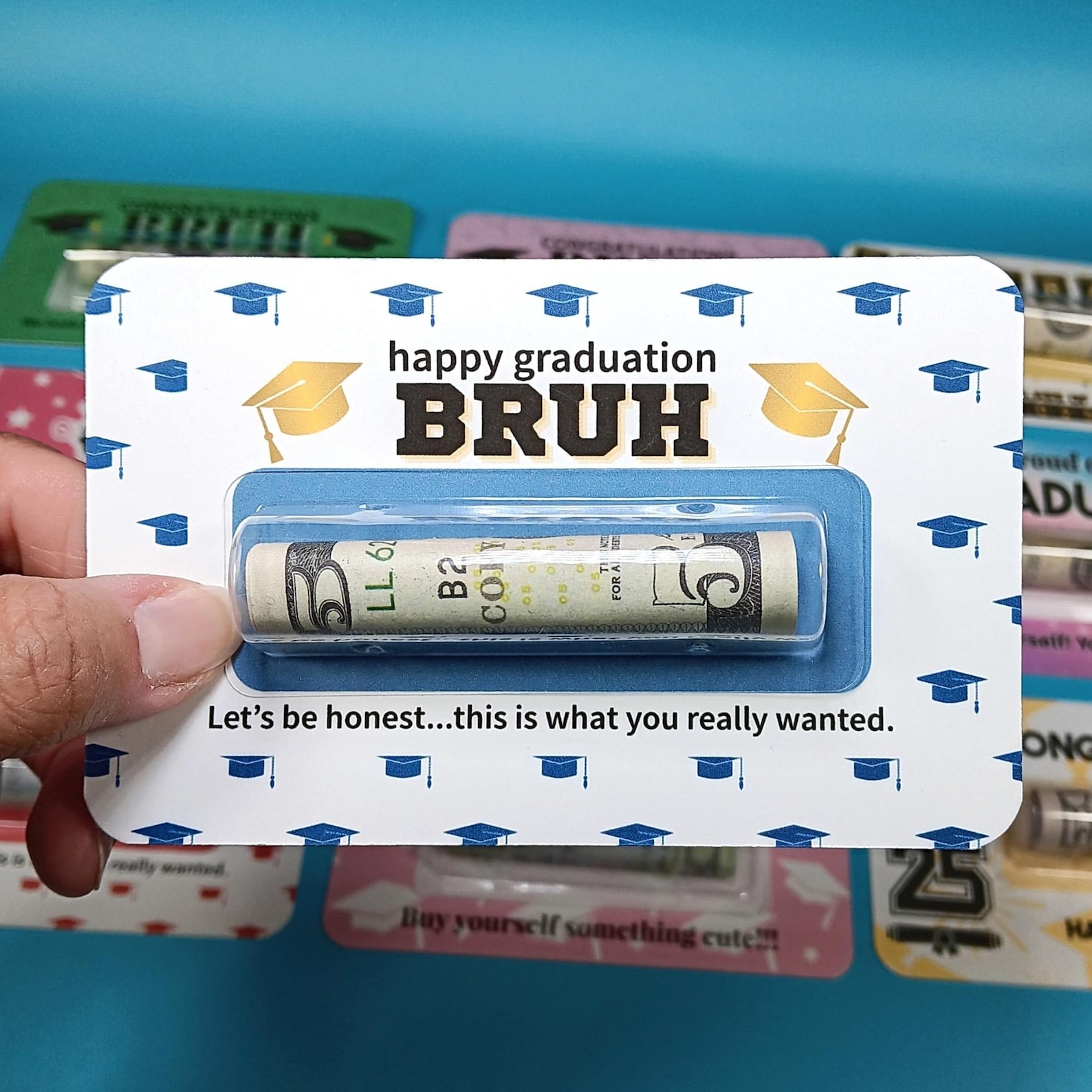 Graduation Funny Cash Gift / Money Card Holder for Grad / College ...