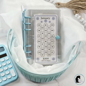 12 Month Savings Challenge Bundle, Monthly Challenge Laminated Savings ...