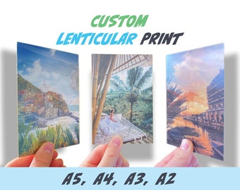 Custom Lenticular Poster From Your Photos - Etsy