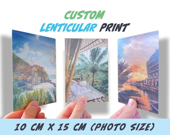 Custom Lenticular Poster From Your Photos - Etsy
