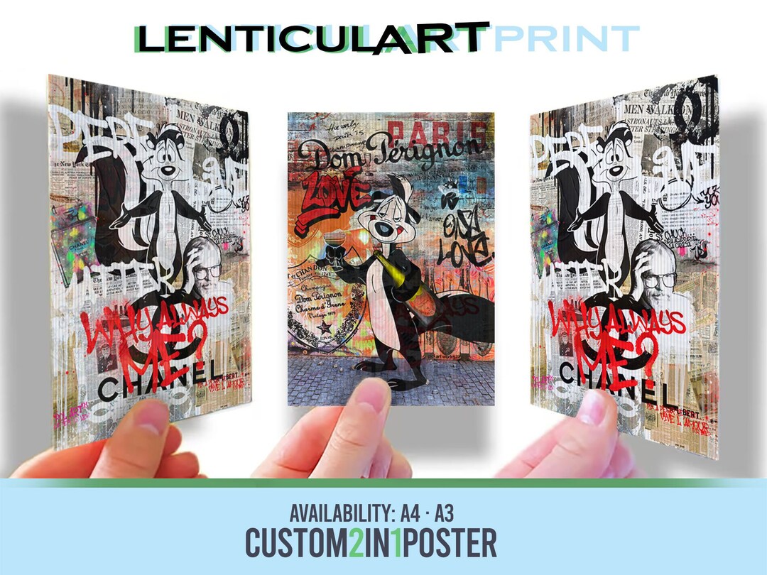 Why Always Me | Lenticular 2 in 1 Poster | Lenticulart by Polartworks ...