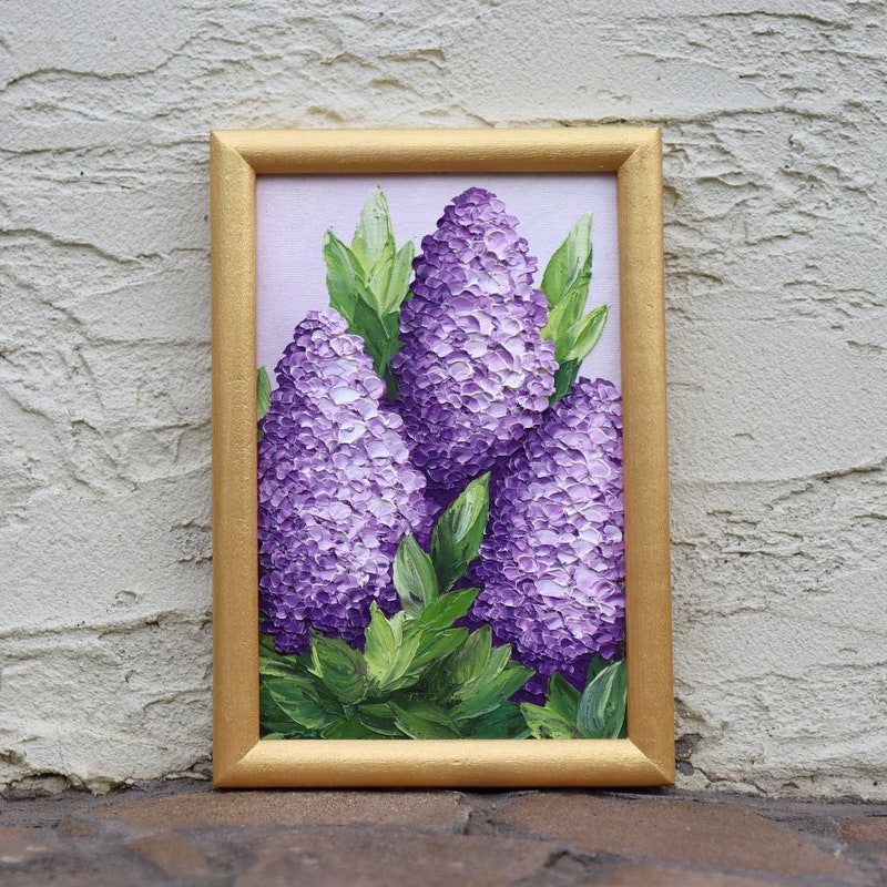 Lilac Abstract Art - Etsy