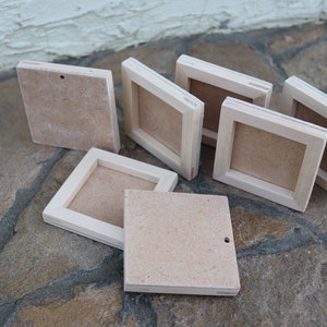 Mini Square Frame Small Wood Frame Miniature Art Frames No - Etsy