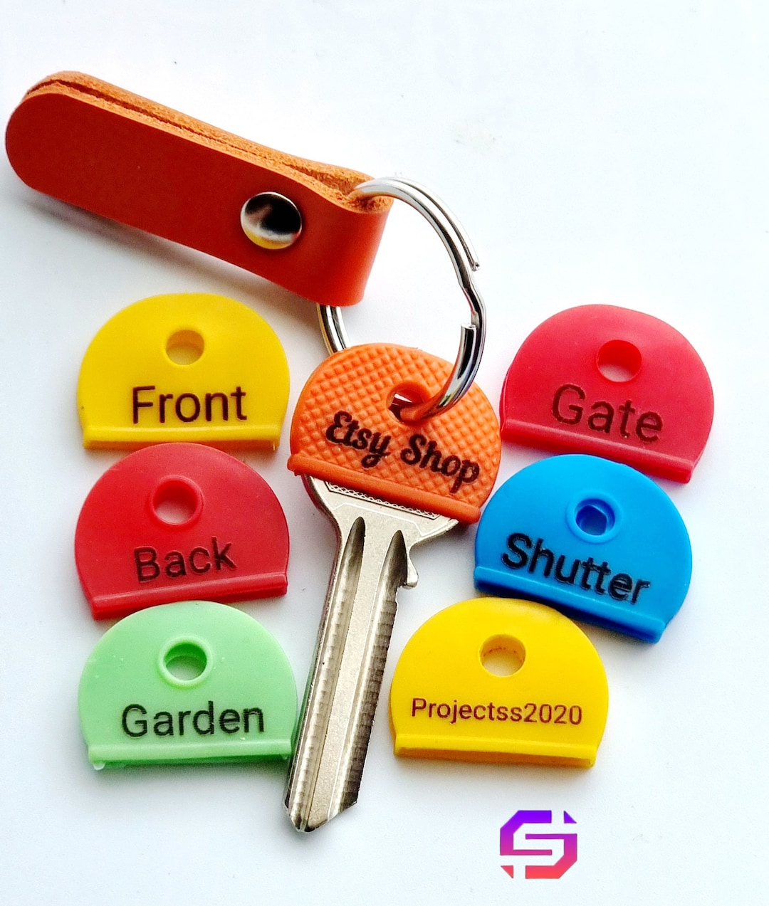 Key Cover , Personalised Key Topper, Key Cap , Key Identifier ...