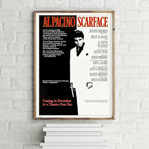 Scarface Poster - Etsy