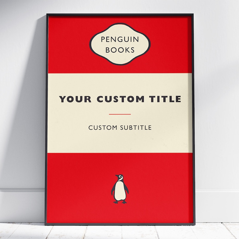 Book Cover Posters - Etsy UK