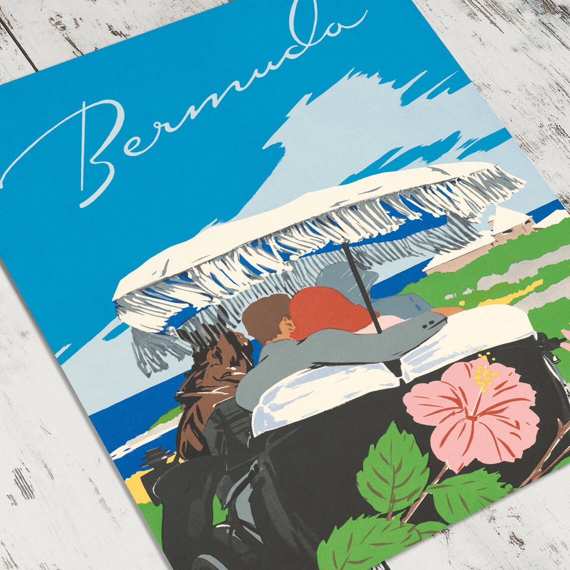 Bermuda Islands Vintage Travel Poster Retro Wall Art Print - Etsy