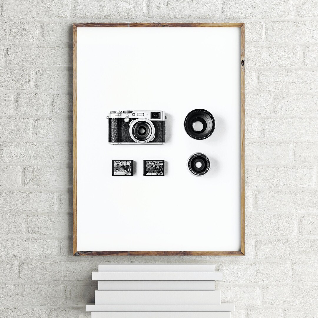 Fotograf Kamera Minimalistisches Poster, Wand Kunstdruck - Etsy.de