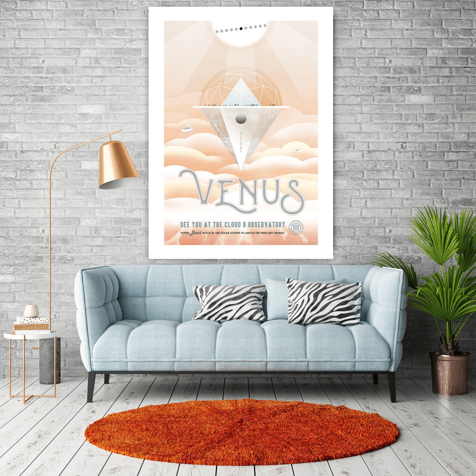 NASA Venus Travel Poster Wall Art Design Print - Etsy