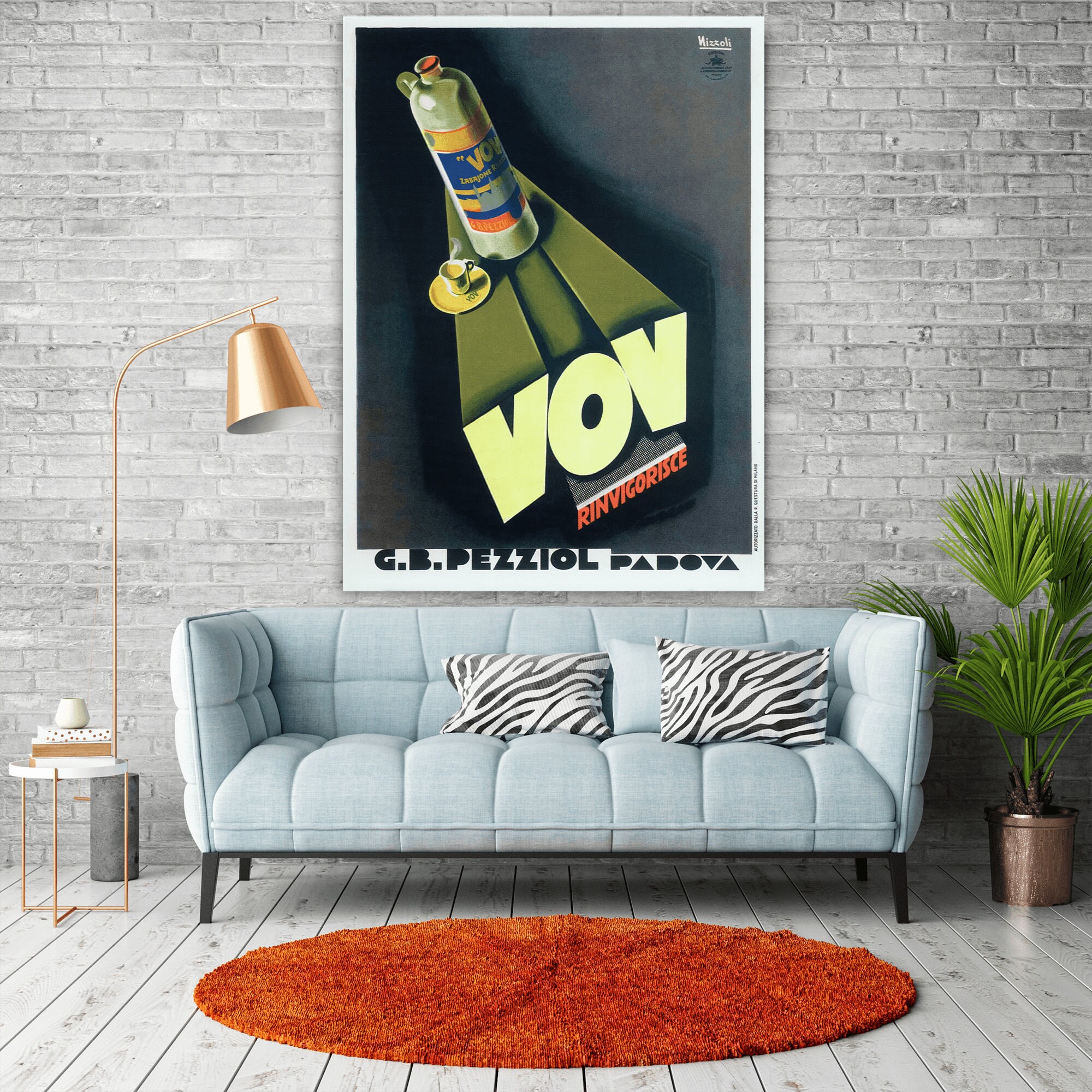 Vov Liqueur Vintage Alcohol Advertisement Poster Retro Wall - Etsy