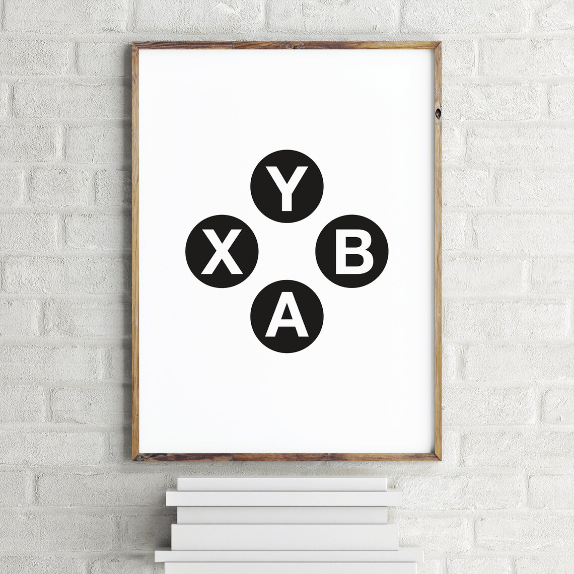 Xbox Button Combination Minimalist Poster Wall Art Print - Etsy