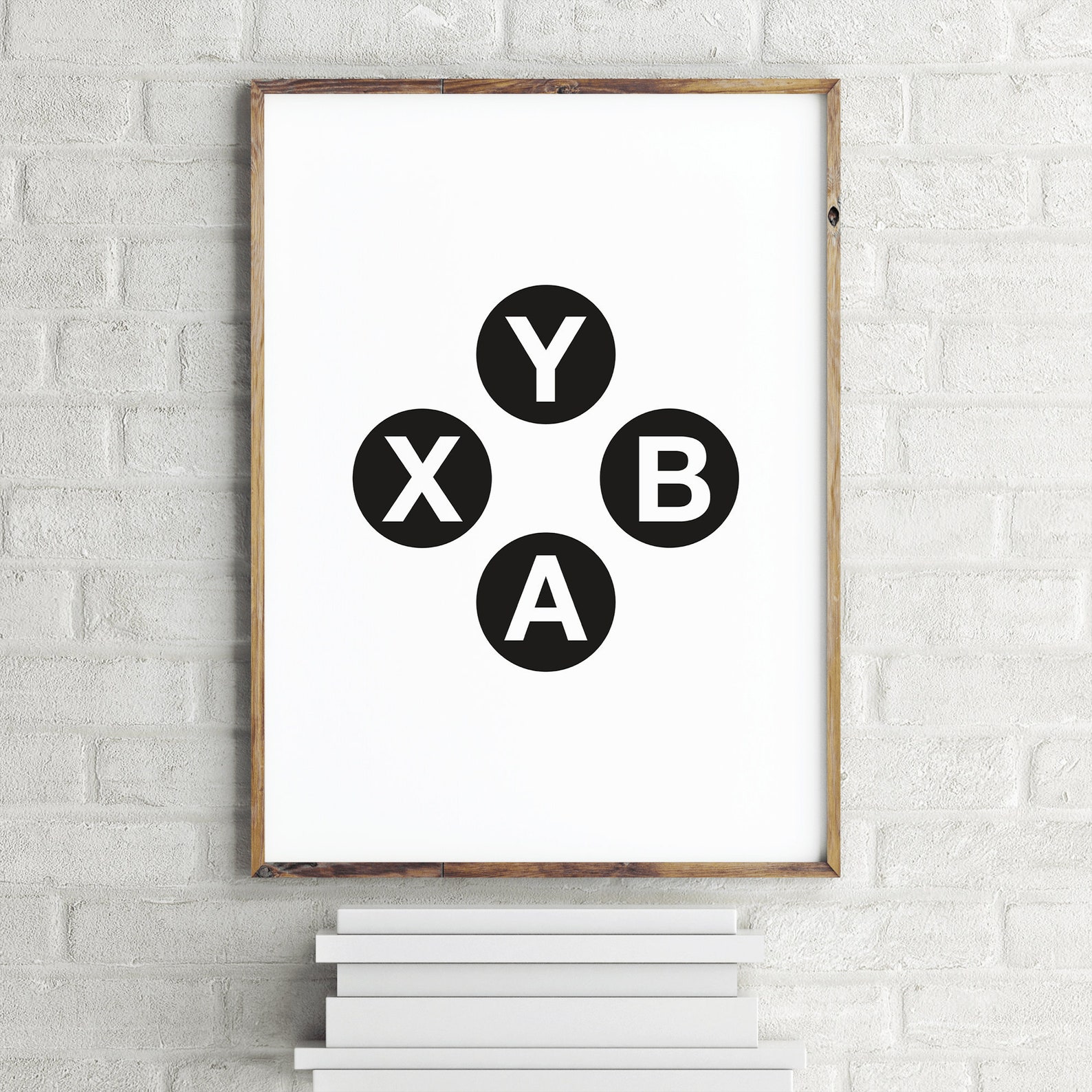 Xbox Button Combination Minimalist Poster Wall Art Print - Etsy