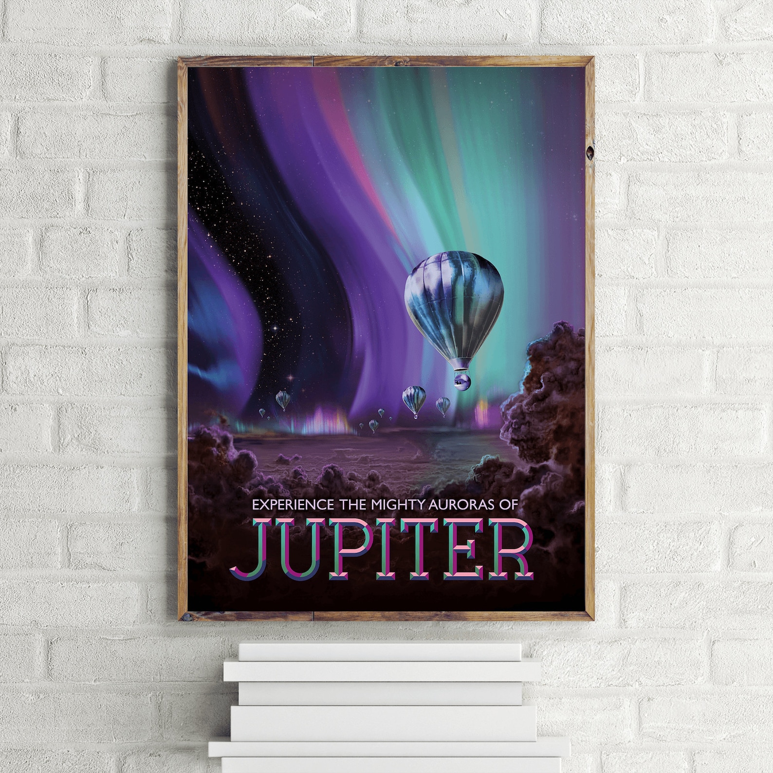 NASA Jupiter Travel Poster, Wall Art Design Print - Etsy UK