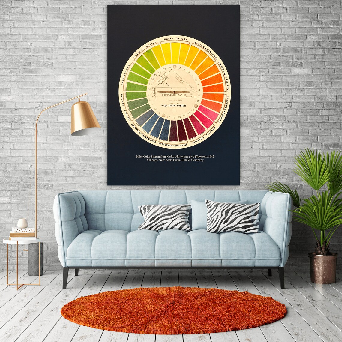 Hiler Color System From Color Harmony and Pigments 1942 - Etsy