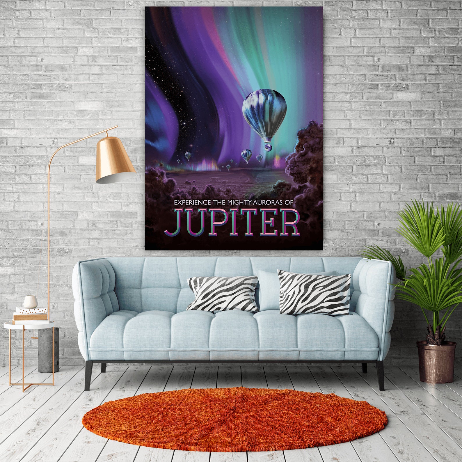 NASA Jupiter Travel Poster, Wall Art Design Print - Etsy UK