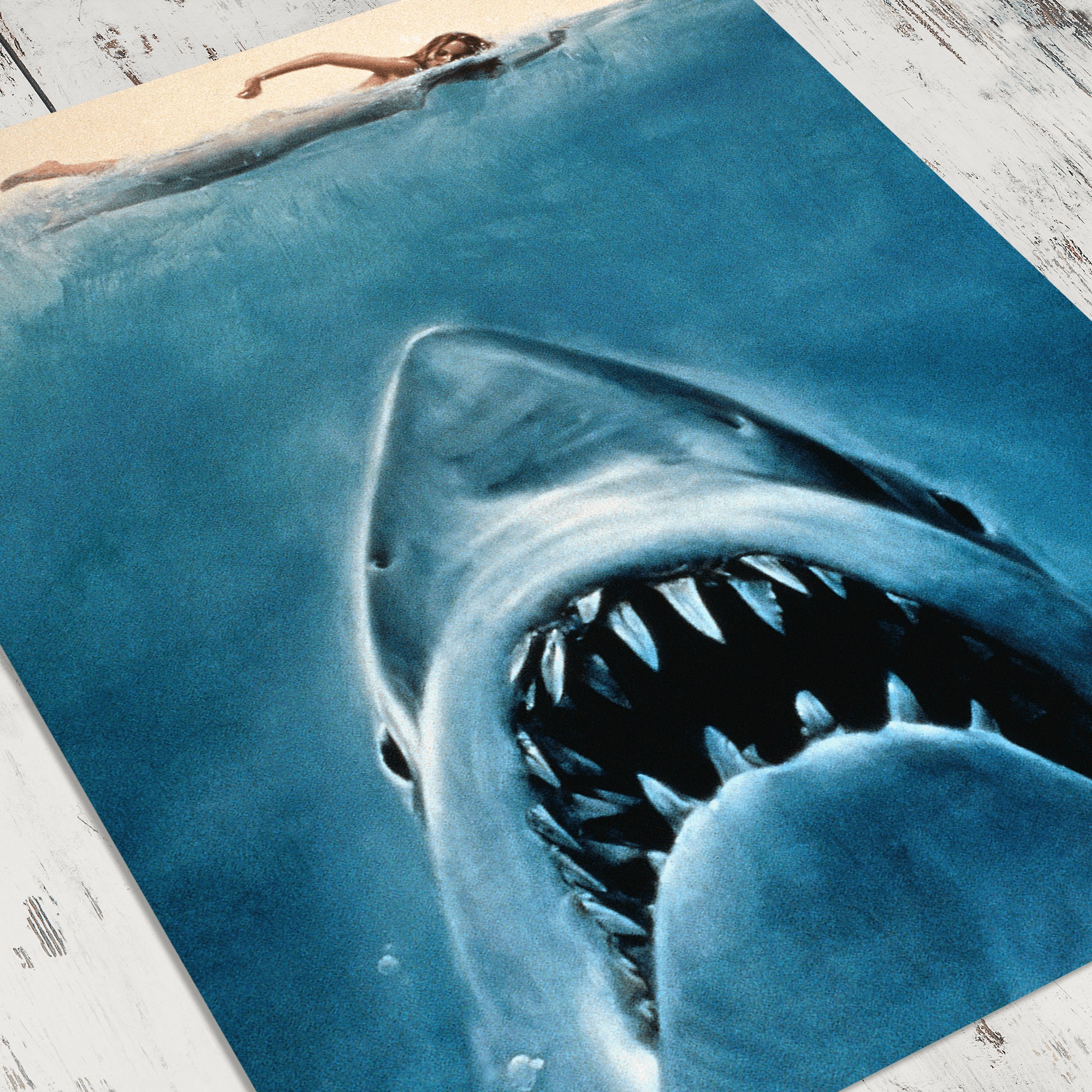 Jaws Textless Movie Poster, Film Wall Art Print - Etsy