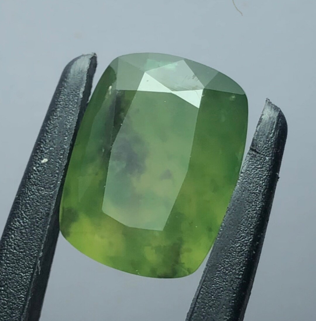 13.30carats Rare Hydrogrossular Garnet Transparent Natural Faceted Cut ...