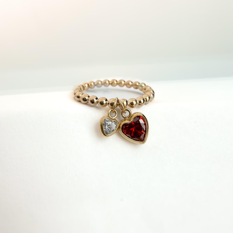 Gemstone Heart Charm 5mm - Etsy