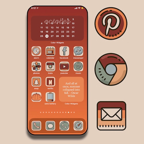 Indie Ios 14 Icons Pack - Etsy