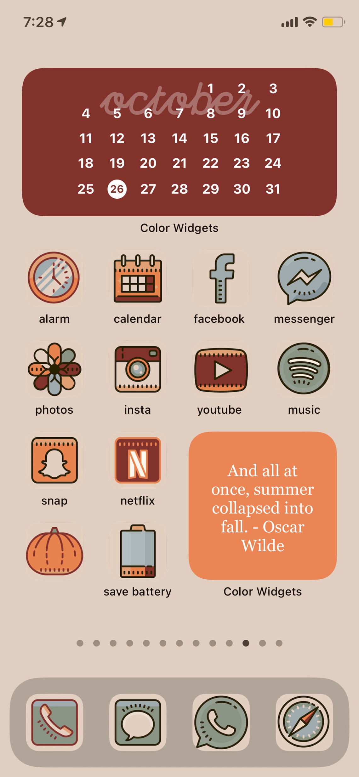 Fall Aesthetic Ios 14 App Icon Pack 70 Icons - Etsy