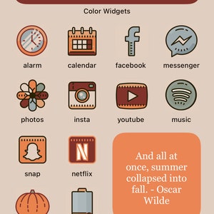 Fall Aesthetic Ios 14 App Icon Pack (70 Icons) - Etsy