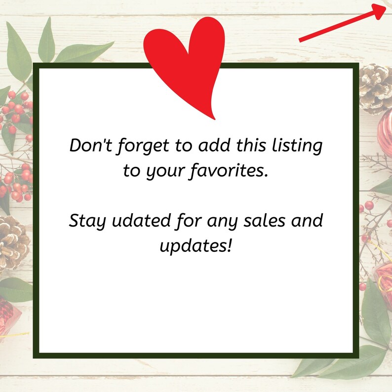 Printable Christmas Stationery Paper Letter Size 85 X 11 - Etsy