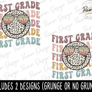 Retro Back to School Bundle, Kindergarten Png, 1st Grade PNG, Retro ...