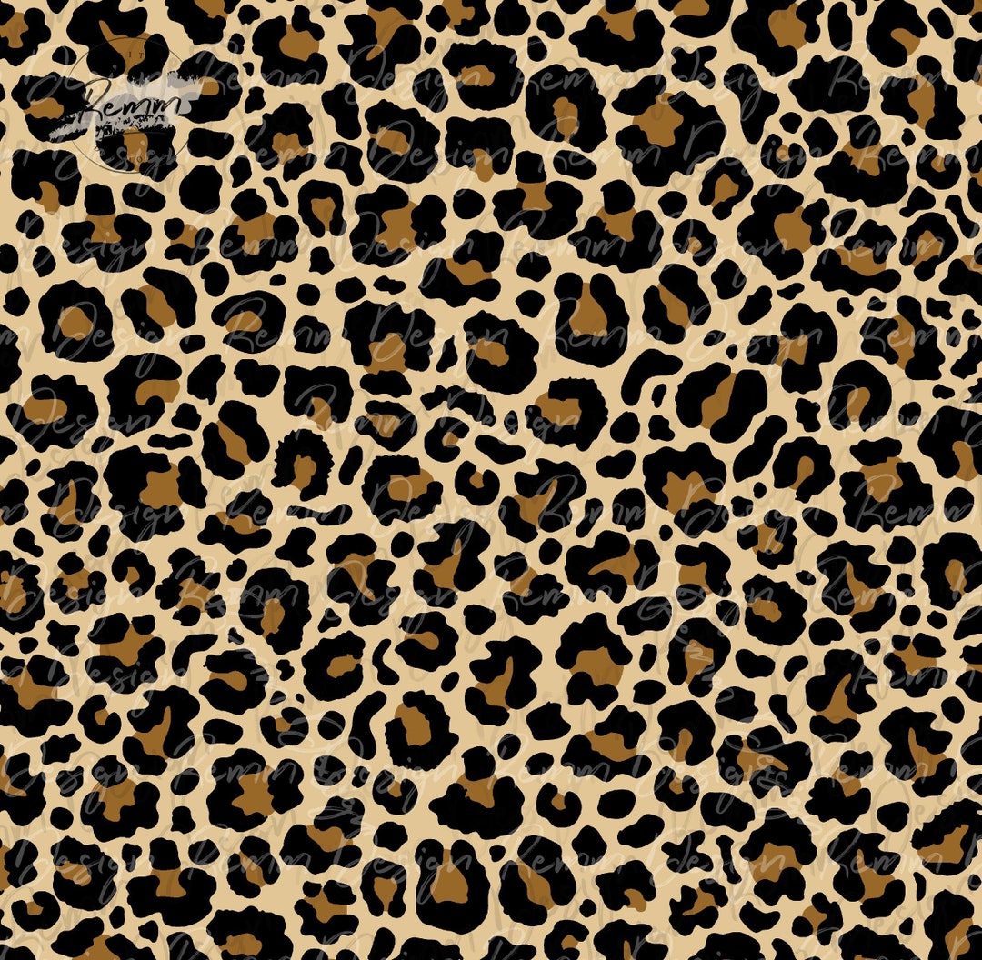Leopard Print Seamless Pattern, Animal Print Pattern, Repeating Pattern ...