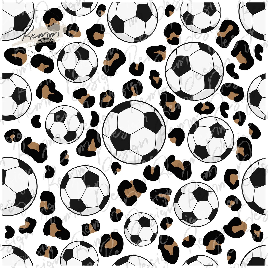 Soccer Ball Pattern Wallpaper