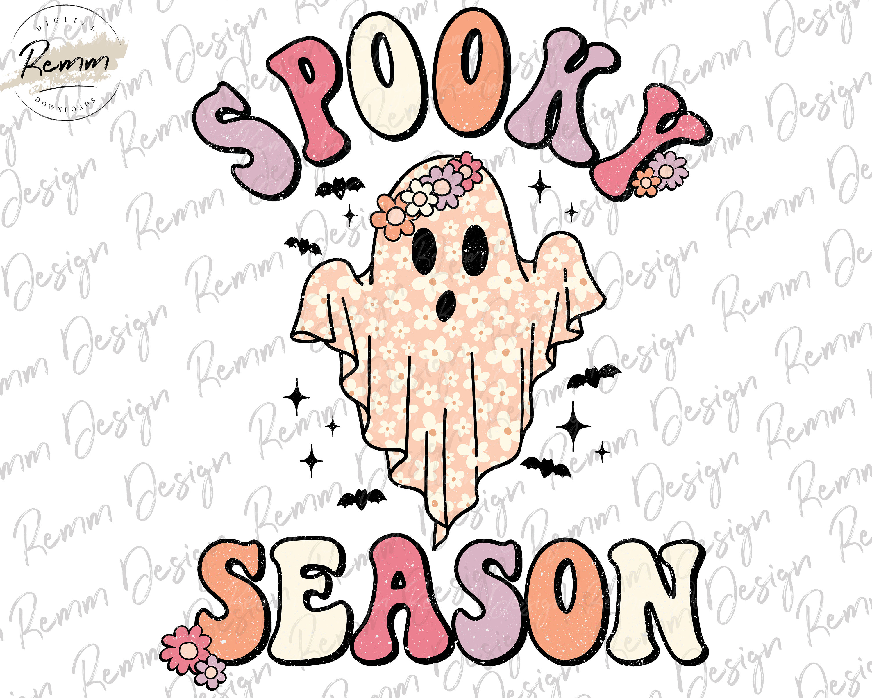 Halloween Png Spooky Season Png Cute Ghost Png Fall Png - Etsy