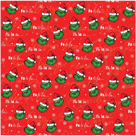 Scrapbooking Clip Art & Image Files Grinch Seamless File Grinch Digital ...