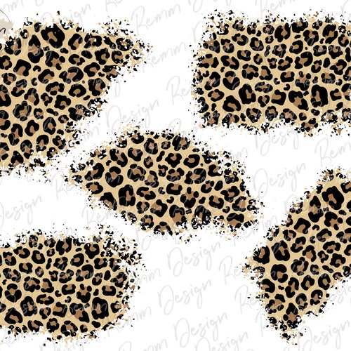 Pink Leopard Print PNG Distressed Sublimation Patches Leopard - Etsy