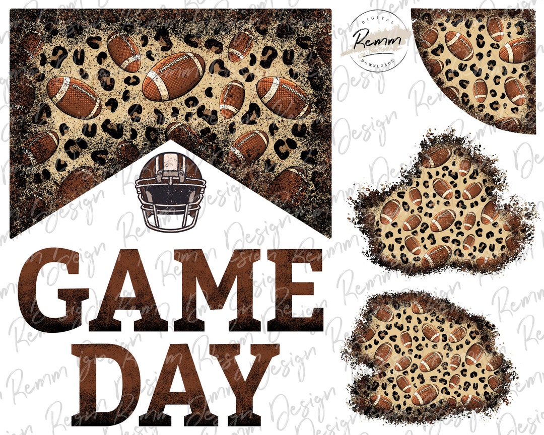 Leopard Game Day PNG, Matching Patches, Sleeve, Western Png ...
