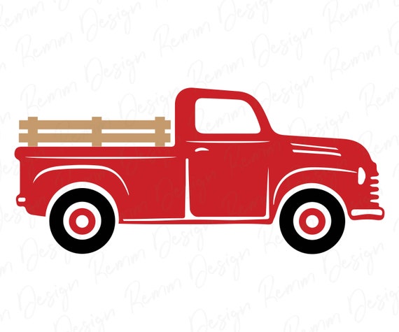 Farm Truck Vintage Pickup Truck Svg Cut File Vintage Truck - Etsy