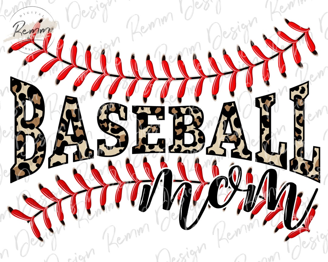 Leopard Baseball Mom PNG: Sublimation Design (digital Download) - Etsy