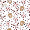 Girly Baseball Seamless File, Floral Baseball Repeating Pattern ...