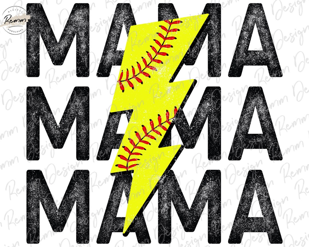 Softball Mama Png, Softball Mom Png, Sublimation Download, Printable ...