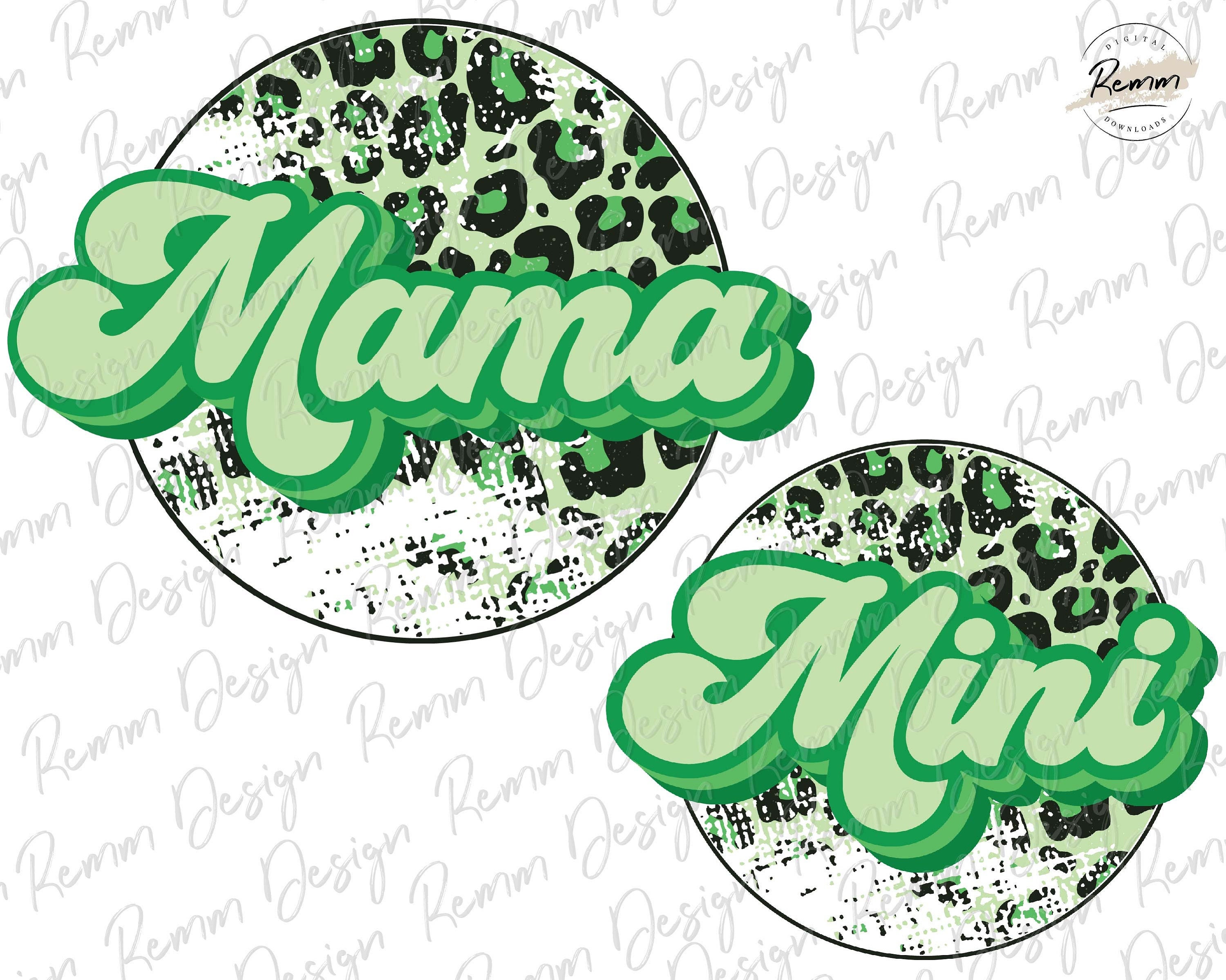 Mama Mini PNG St. Patrick's Day Mama Png Matching - Etsy