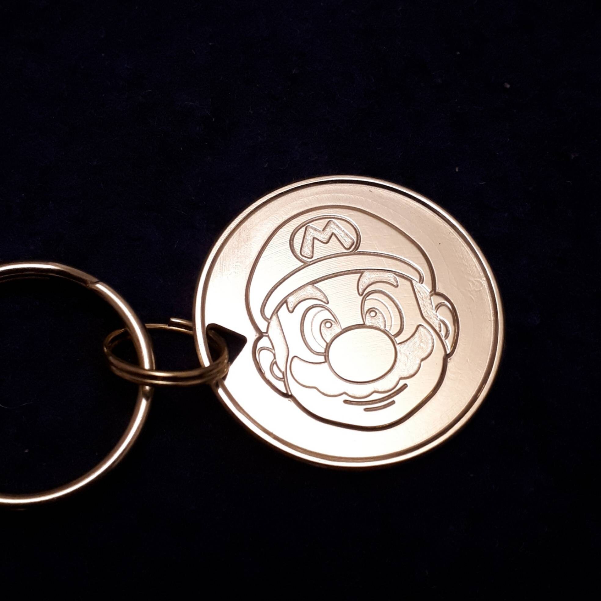 Super Mario Rare Double Sided Metal Keyring/ Pet Tag Stunning | Etsy