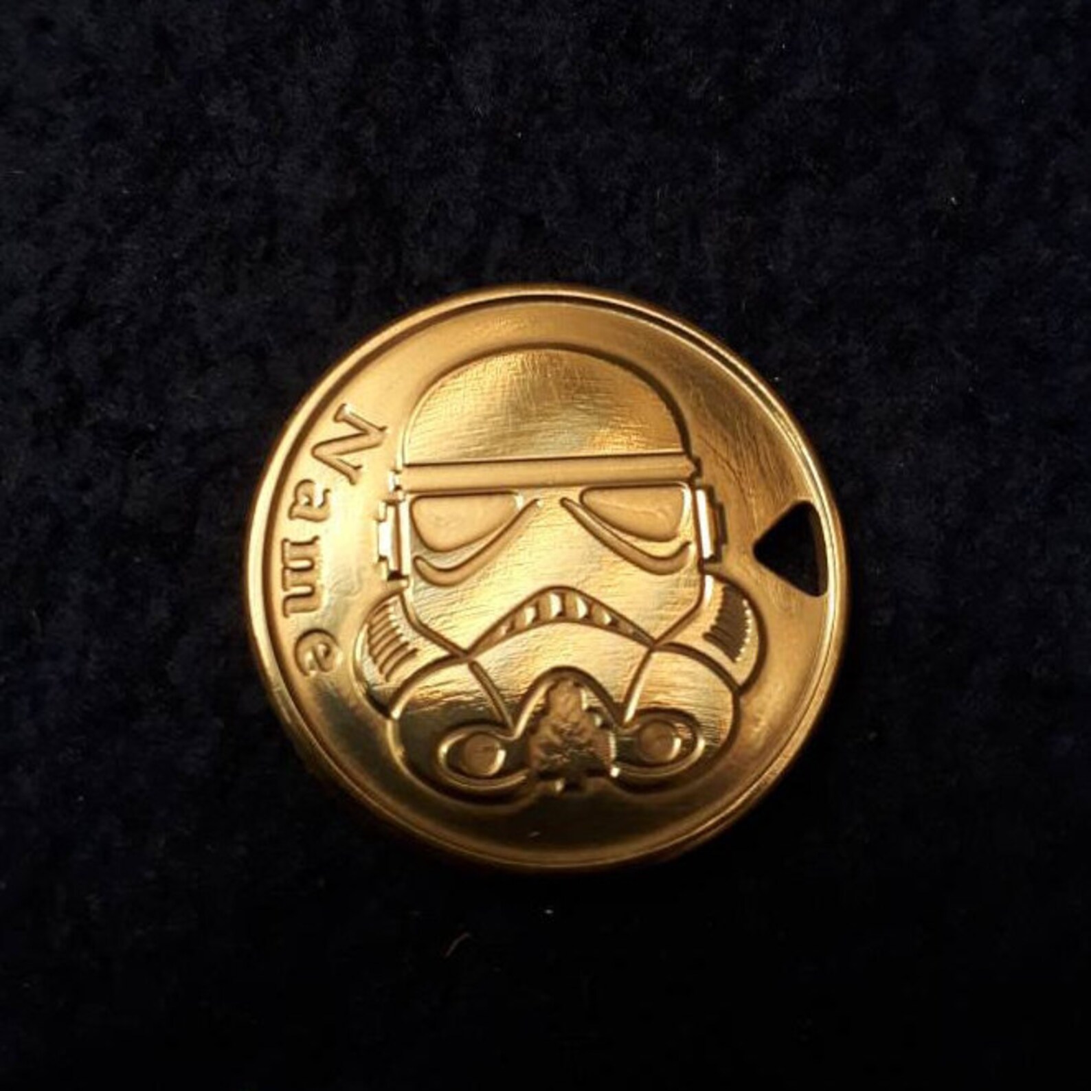 Star Wars Stormtrooper/ First Order Rare Double Sided Metal Keyring ...