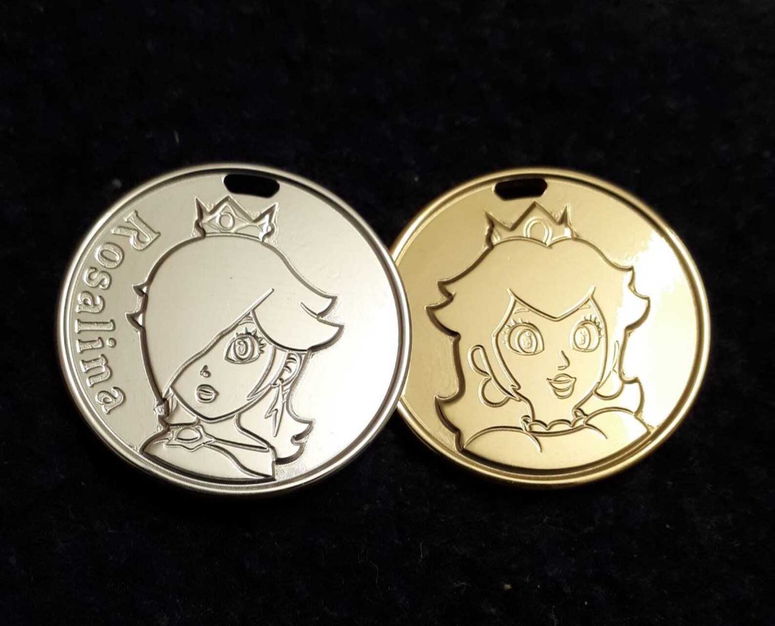 Super Mario Rare Double Sided Metal Keyring/ Pet Tag Stunning | Etsy